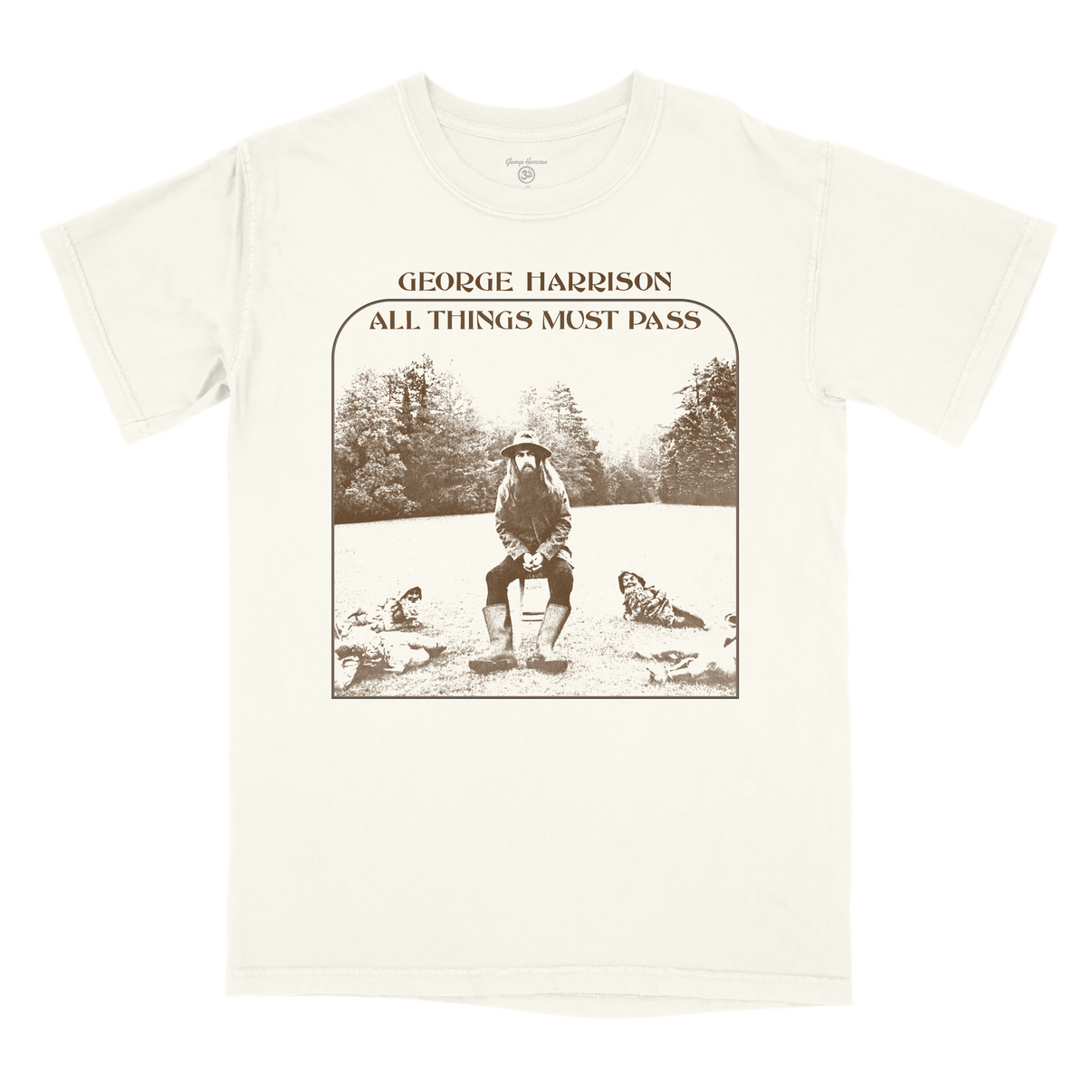 All Things Must Pass Vintage White T-shirt – George Harrison | Official ...